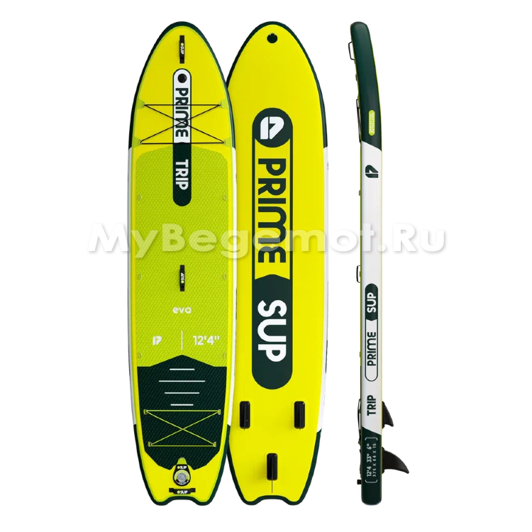 Сапборд PRIME 12.4x33x6 Trip yellow (375x84x15 см). Сап борды. SUP ...