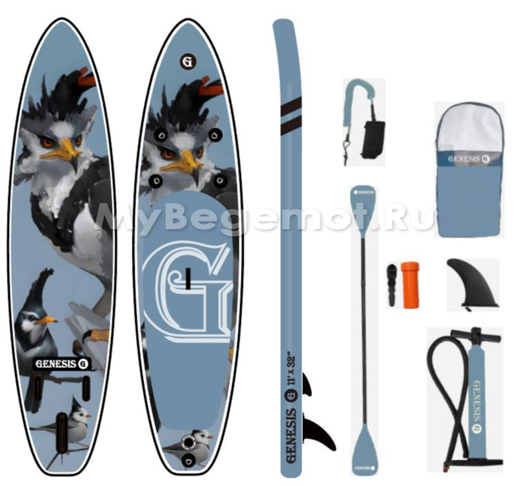 Надувная SUP-доска GENESIS EAGLE 335х81х15. Сап борды. SUP Board ...